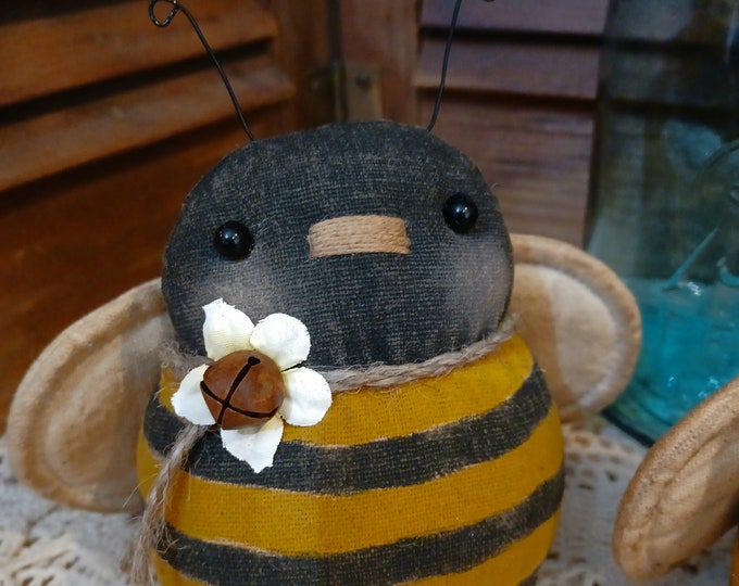 One Roly Poly Honey Bee*primitive Bee*bowl Filler*cupboard Tuck*summer ...