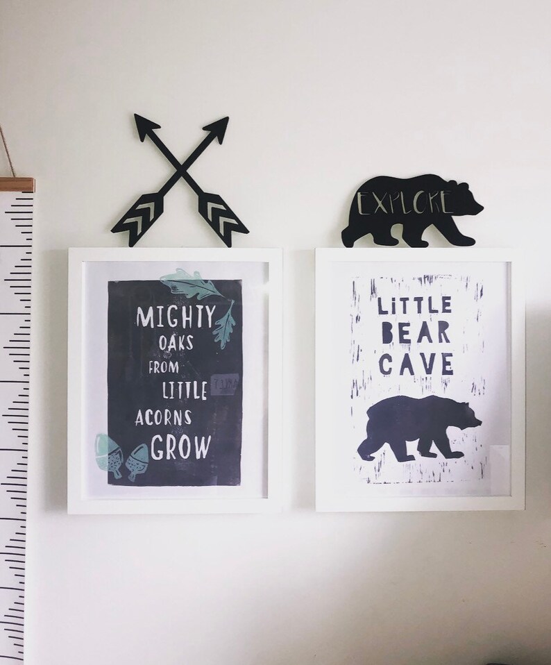 Wooden Arrows Arrow Wall Art Nursery Arrows Crossed - Etsy UK