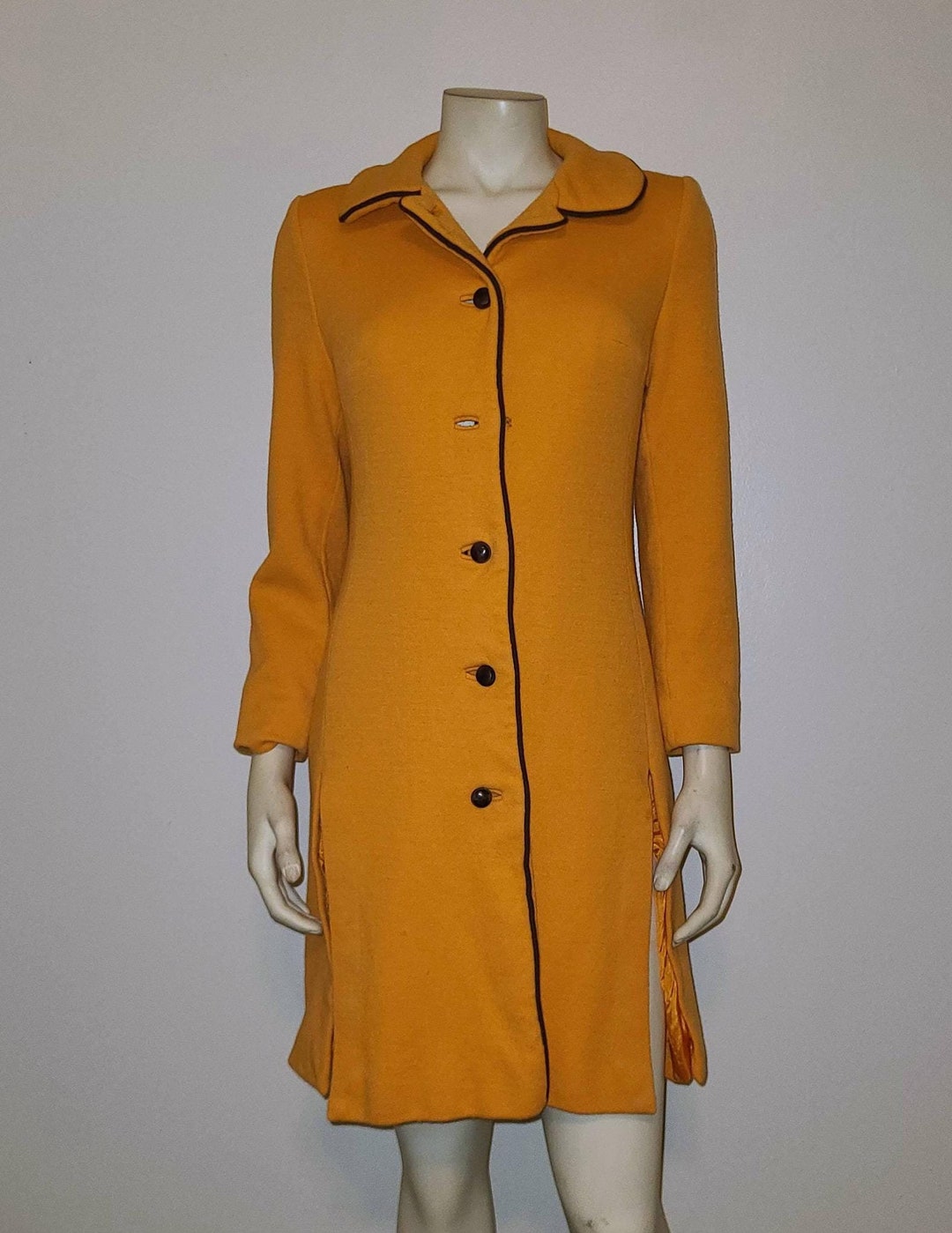 LILLI ANN Knit 60s Mod Coat, Size Small - Etsy