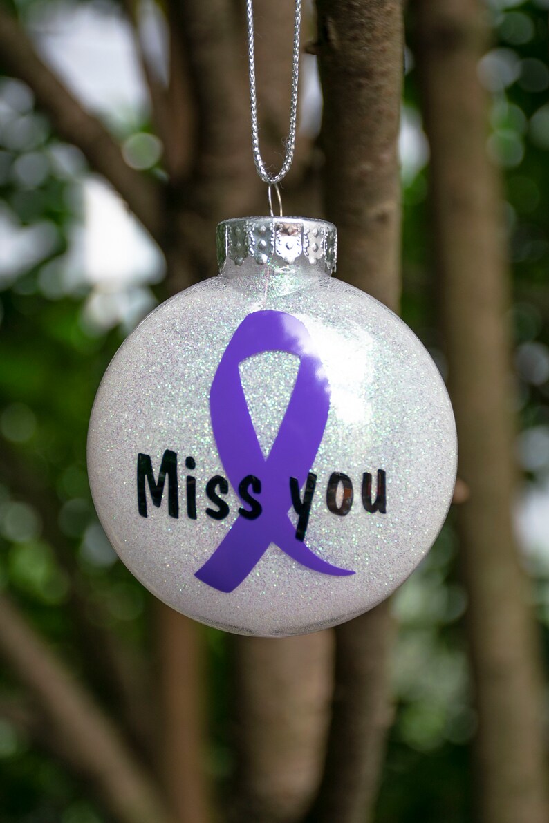 Colon/colorectal Cancer Awareness Ribbon Holiday/christmas | Etsy