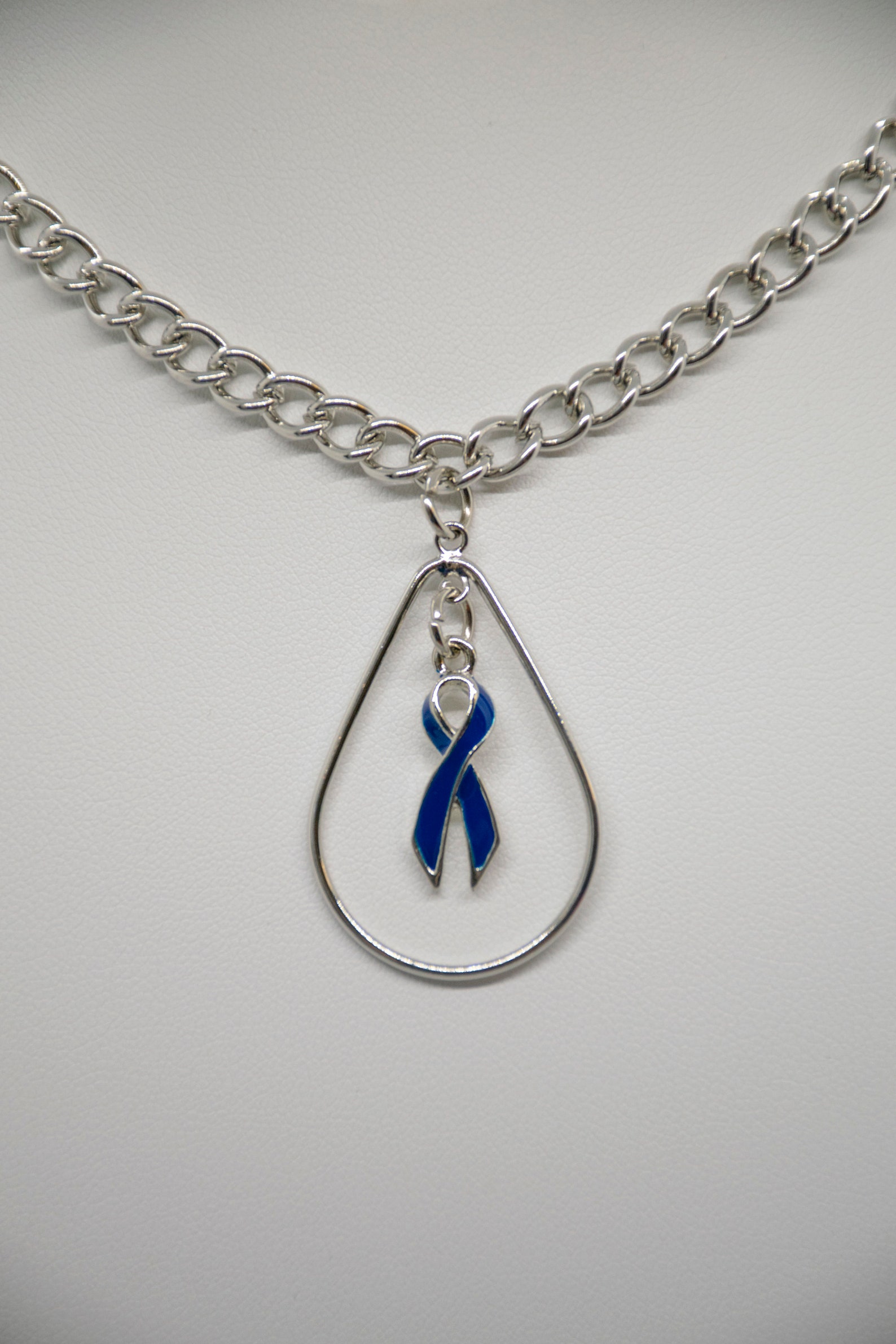 Colon/colorectal Cancer Awareness Ribbon Necklace - Etsy