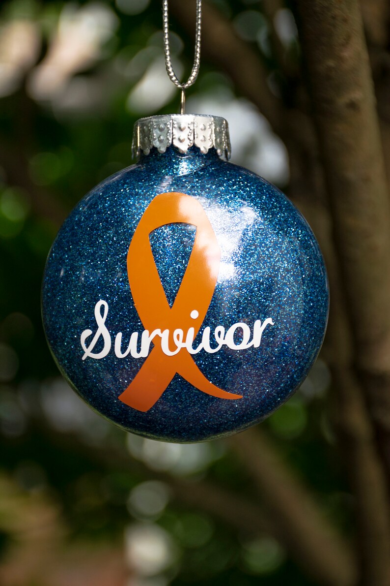 Colon/colorectal Cancer Awareness Ribbon Holiday/christmas Ornament - Etsy