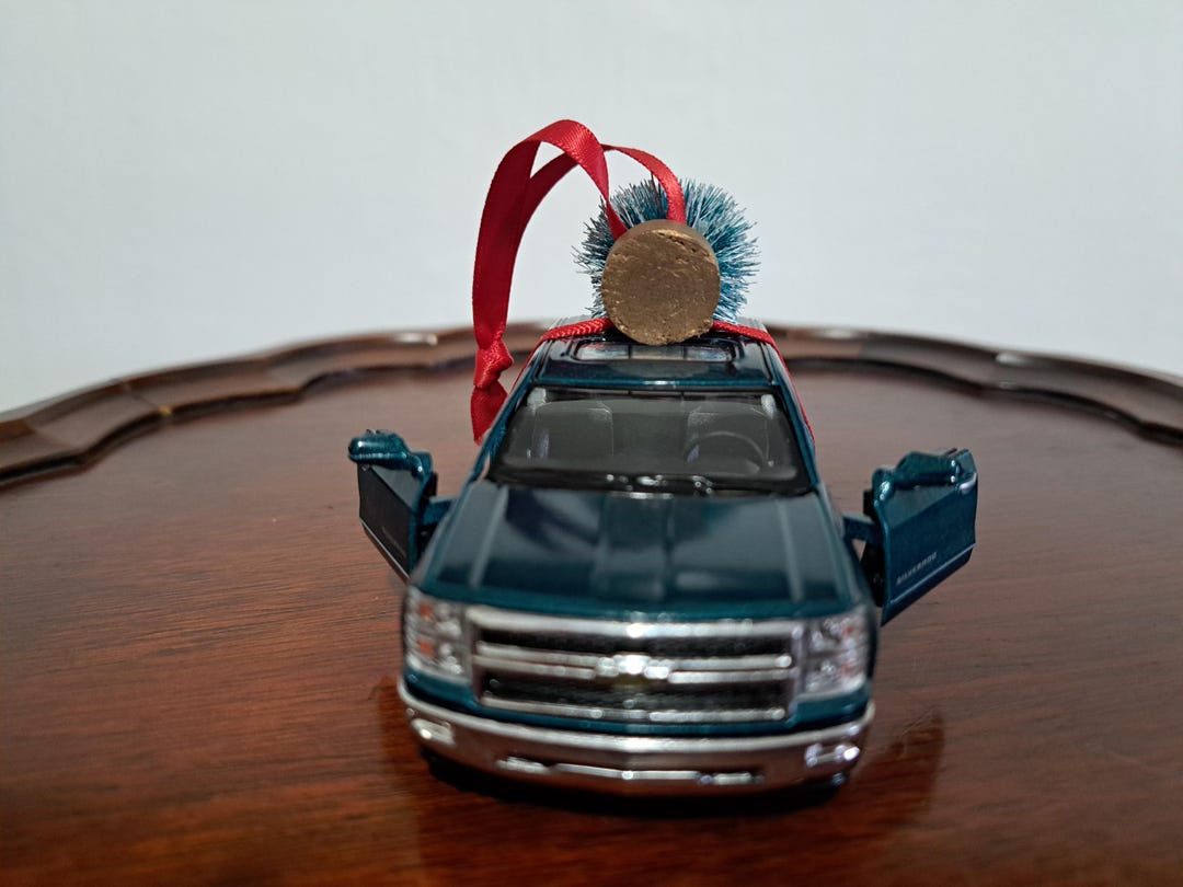 2014 Chevy Silverado With Christmas Tree 5 GREEN/TEAL COLOR - Etsy