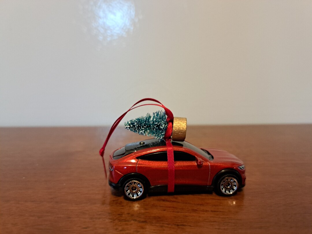 Ford Mustang With Christmas Tree Coppery/red - Etsy