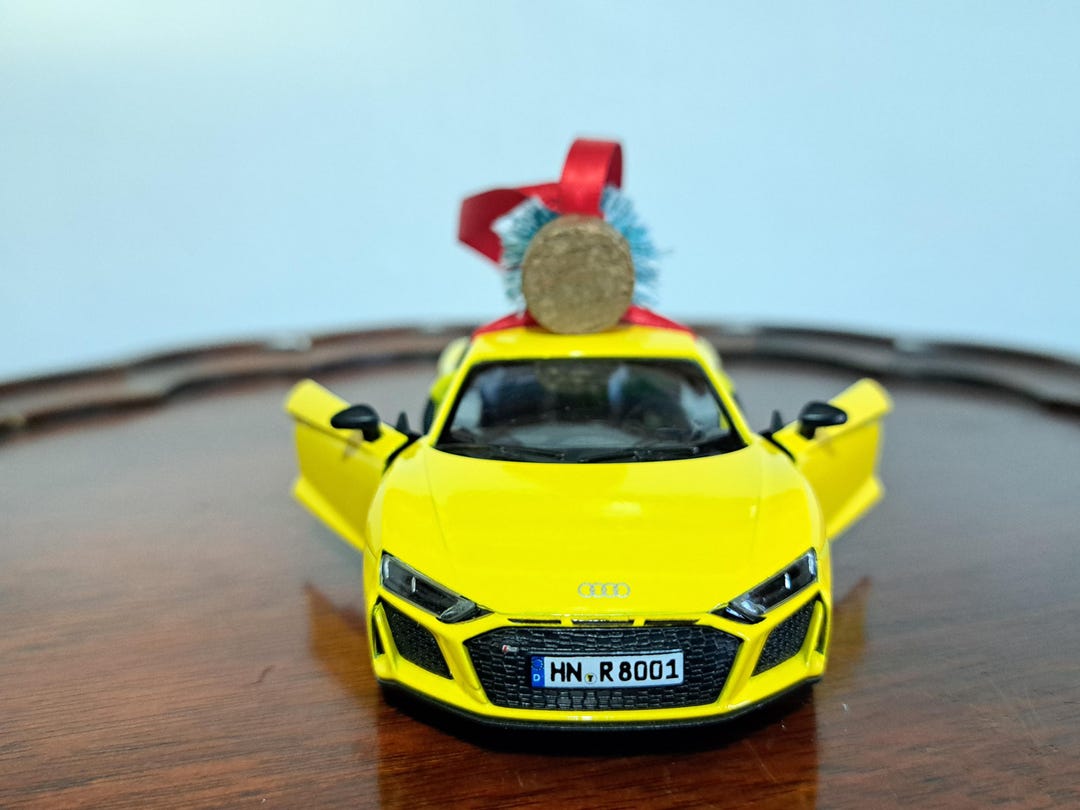 2020 Audi R-8 Coupe With Christmas Tree 5 YELLOW - Etsy