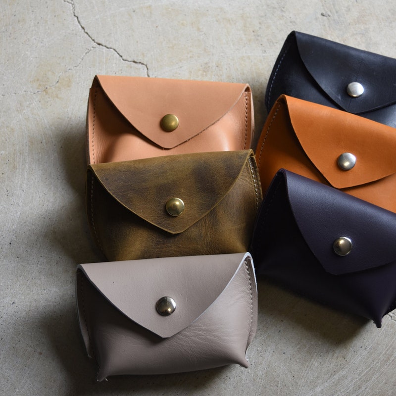 Leather Coin Purse - Etsy