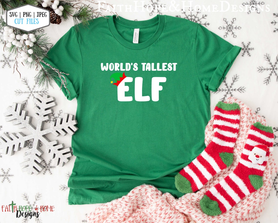 World's Tallest Elf SVG PNG File for Cutting With Cricut - Etsy