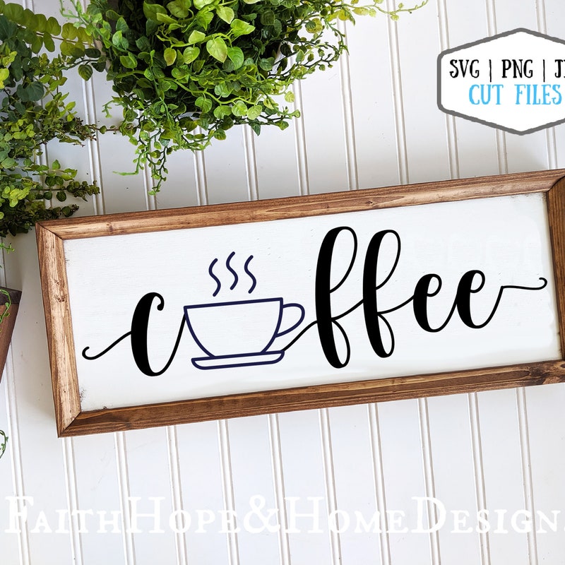 Coffee Sign Svg - Etsy