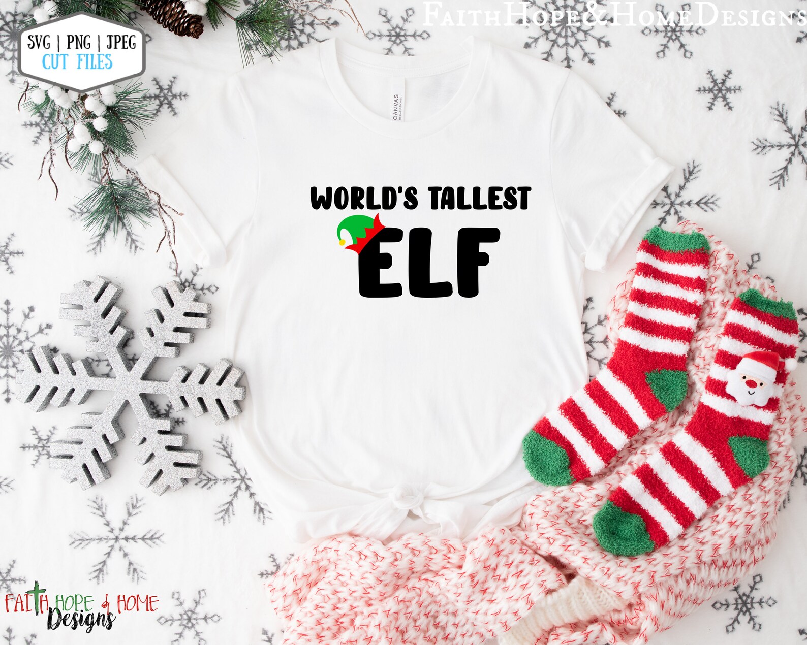 World's Tallest Elf SVG PNG File for Cutting With Cricut - Etsy