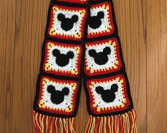 Mickey Mouse Scarf | Etsy