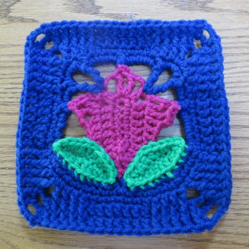 Pattern Frozen Elsa's Snowflake Granny Square. Can Be Made - Etsy