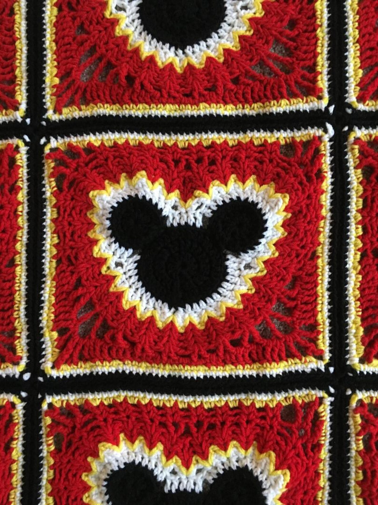 Pattern Large Mickey Mouse Blanket. Great Gift. Can Be Made Into Any ...