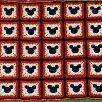 Mickey Mouse Inspired Blanket (***digital Pattern ONLY***) Baby Gift ...