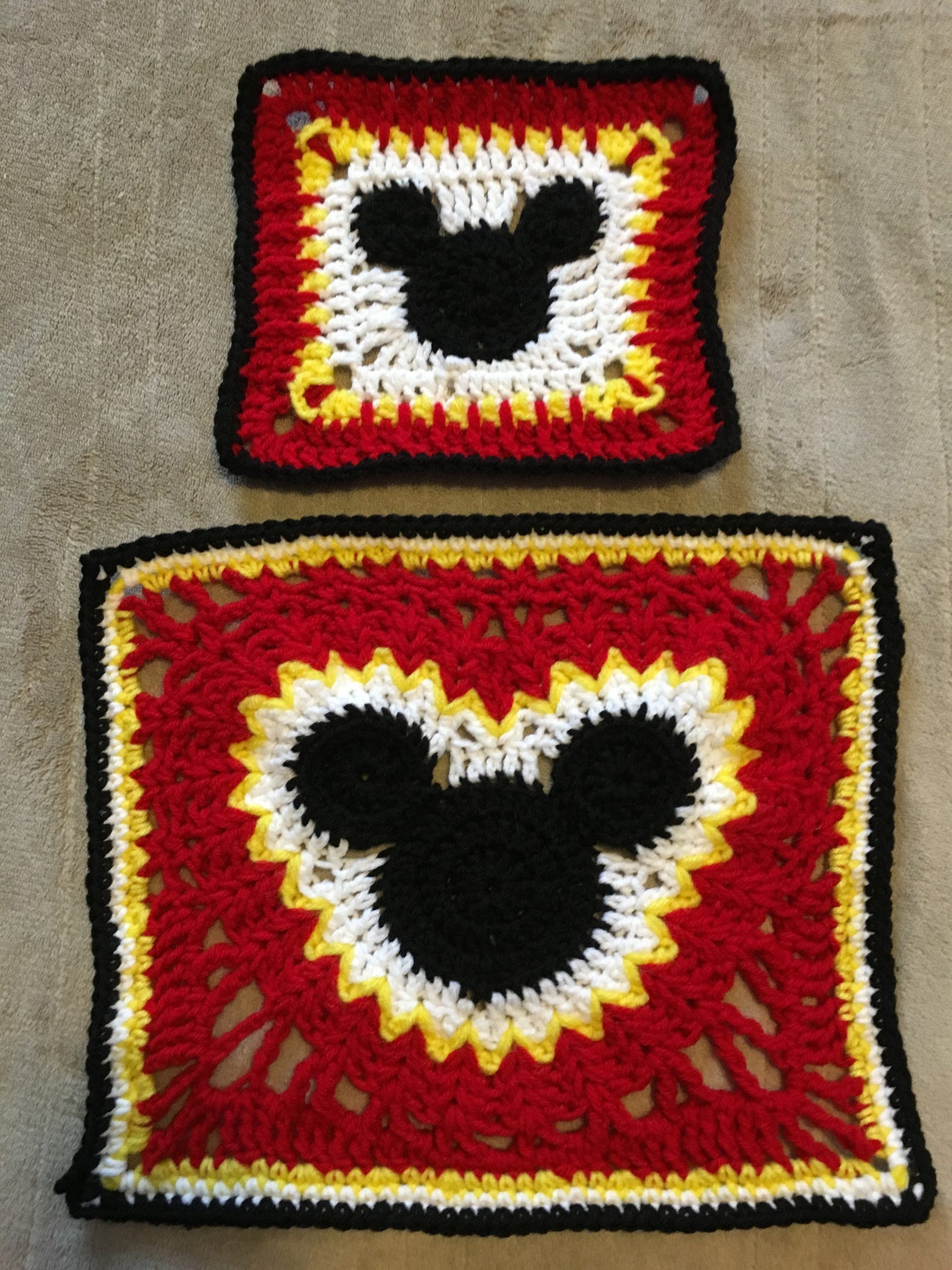 Pattern Large Mickey Mouse Blanket. Great Gift. Can Be Made - Etsy