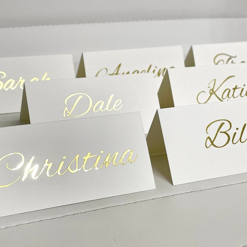 Tented Place Cards - Etsy