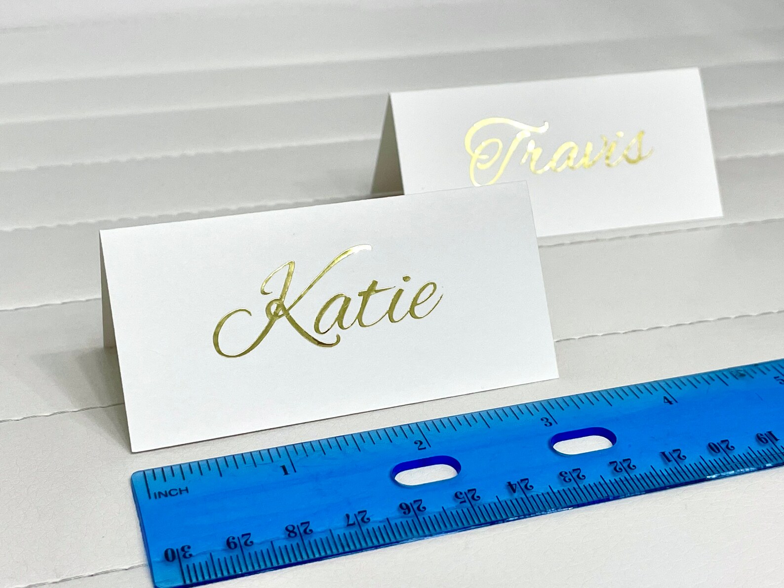 Gold Place Cards, Tent Name Cards, Gold Foil Table Name Cards - Etsy