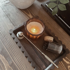 Scallop Edge Coffee Table Tray, Scallop Tray, Trinket Tray, Scallop ...