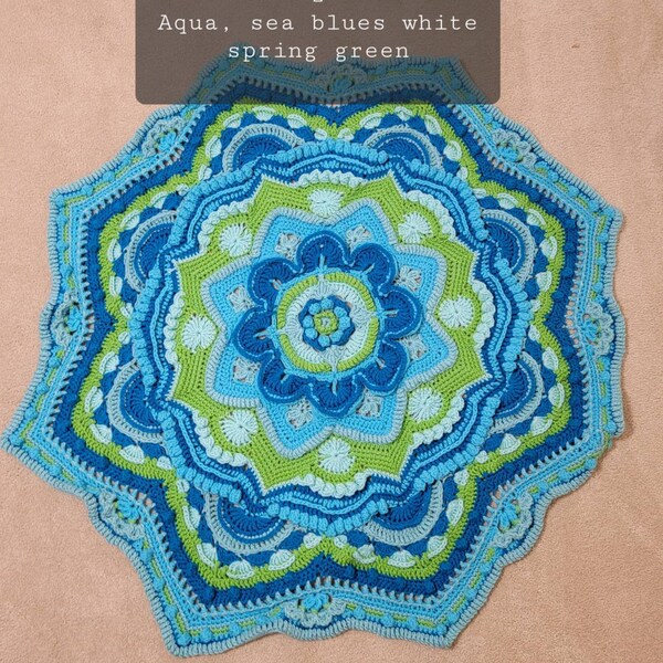 Mandala Afghan - Etsy