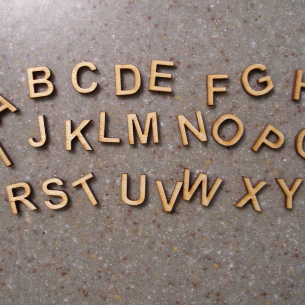 Wood Letters 1 2 Inch - Etsy