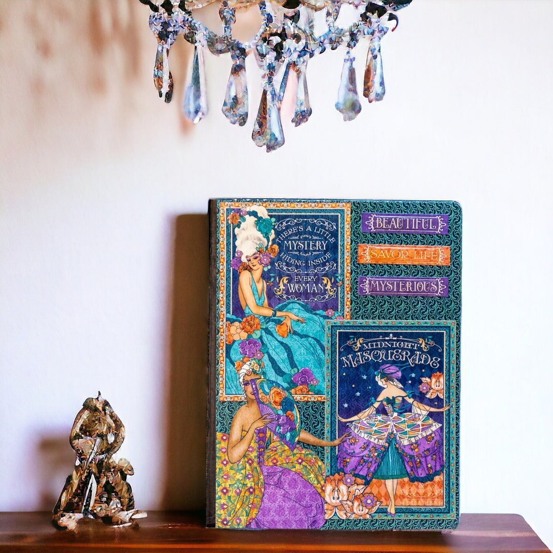 Midnight Masquerade Mardi Gras Journal Composition Notebook - Etsy