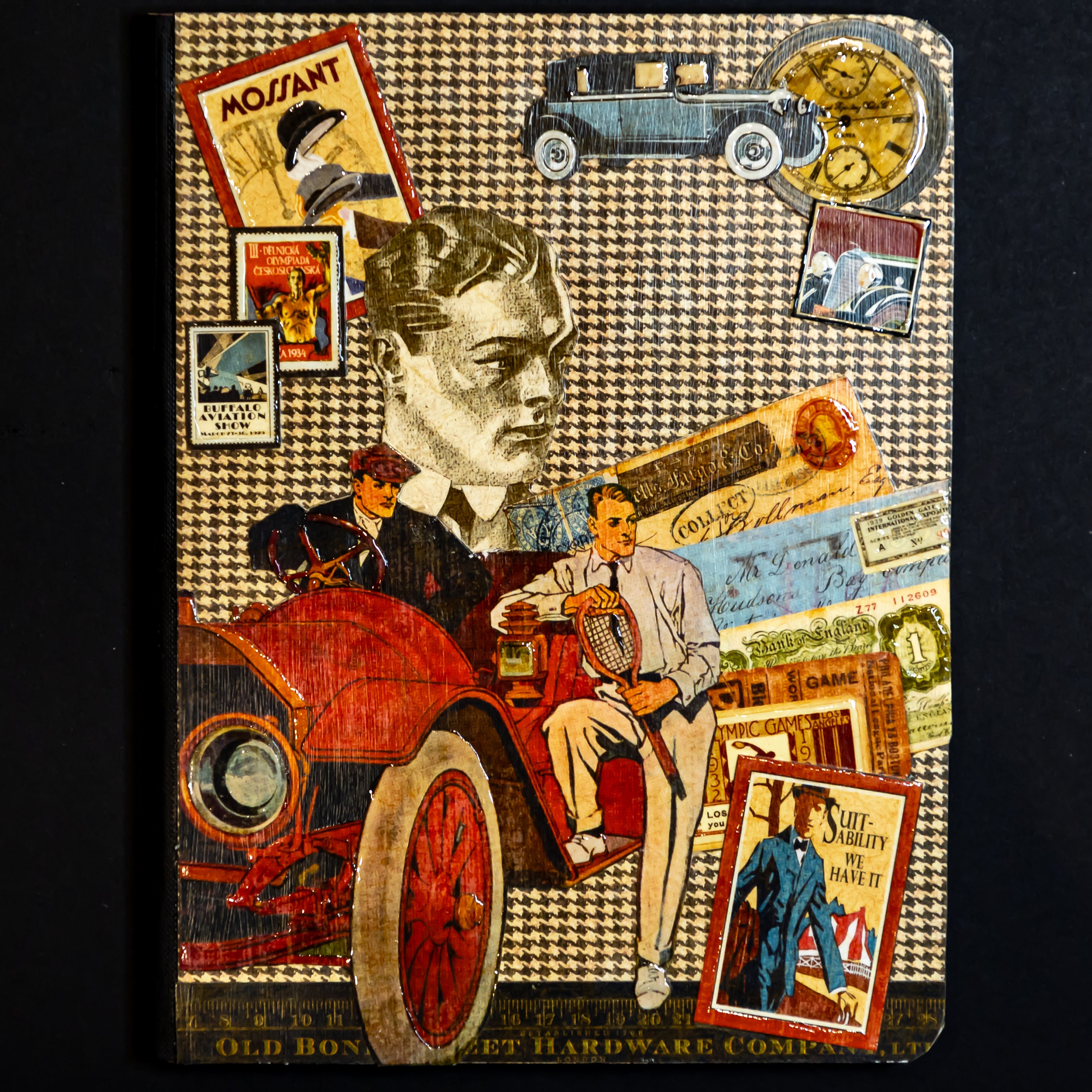 Proper Gentleman Manly Altered Composition Book Journal Notebook - Etsy