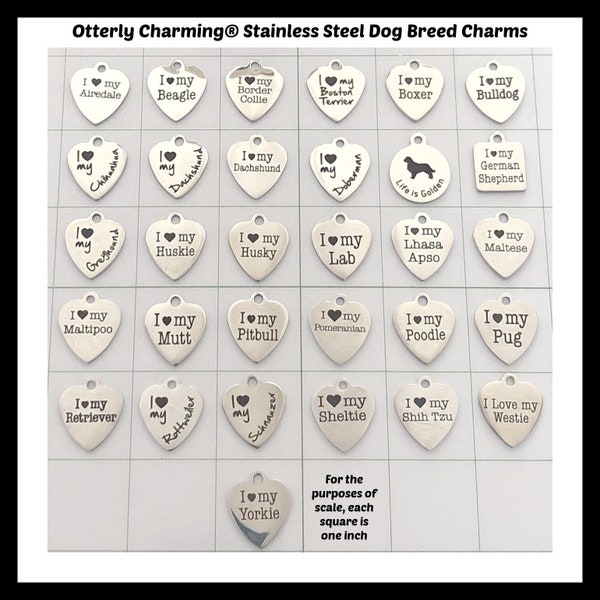 Dog Breed Charms - Etsy