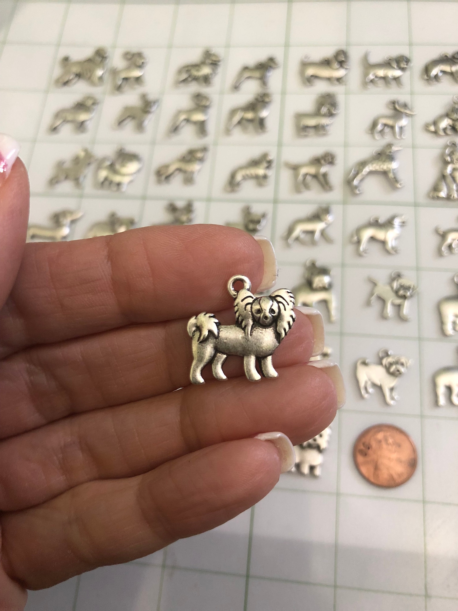 Papillon Dog Necklace - Toy Spaniel Dog Breed Jewelry - Gift for Dog ...