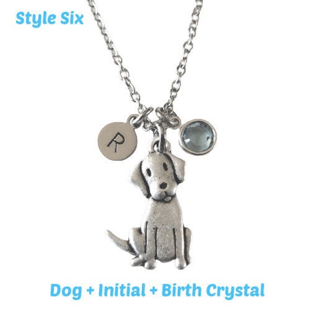 Personalized Labrador Retriever Dog Necklace - Lab Puppy Memorial ...