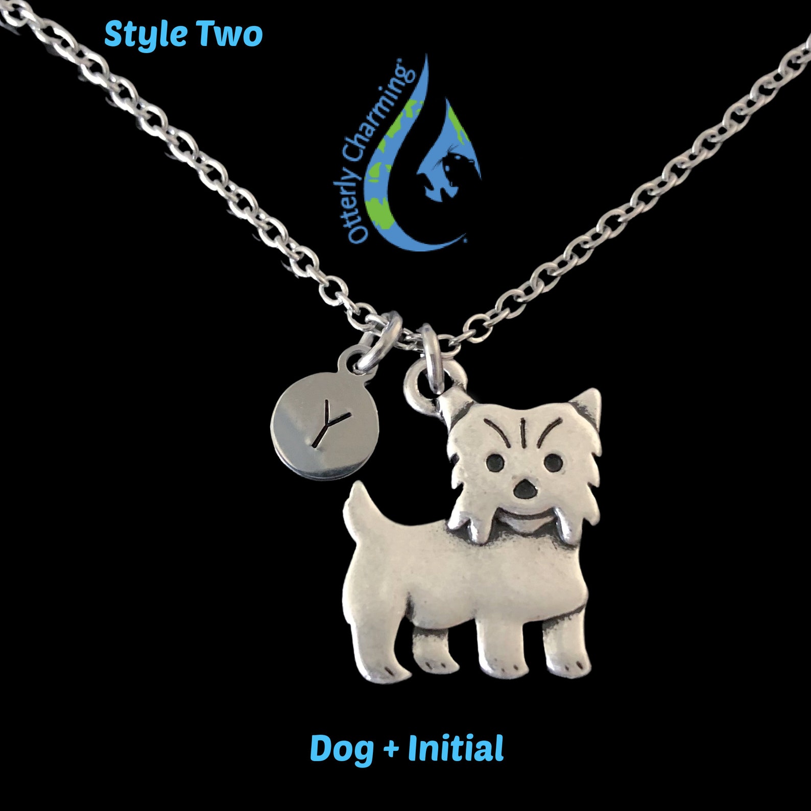 Yorkshire Terrier Dog Necklace Yorkie Pendant With Optional - Etsy