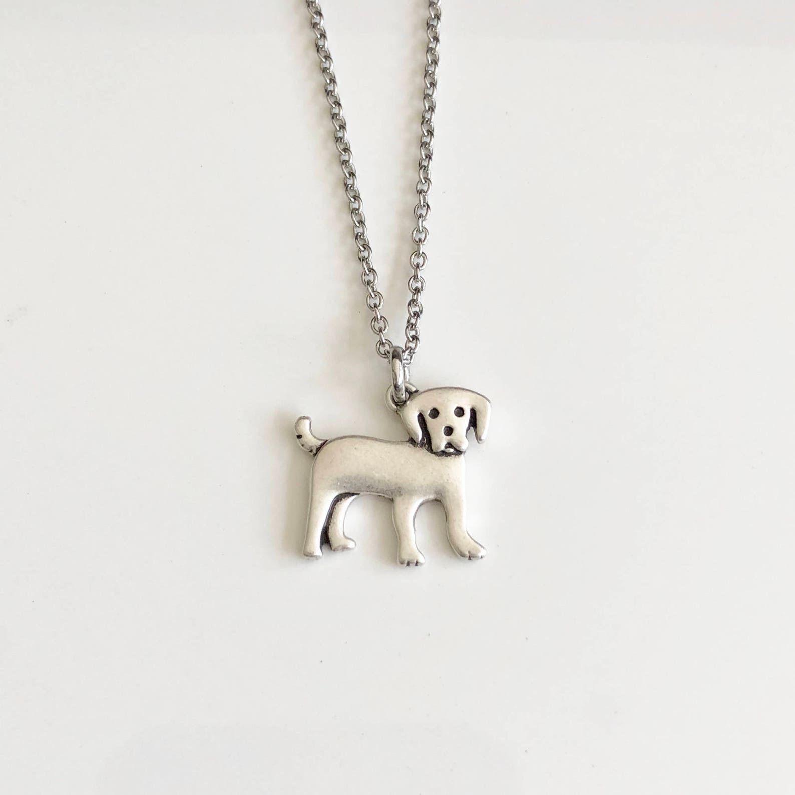 Labrador Retriever Dog Necklace - Lab Puppy Dog Breed Jewelry - Over 50 ...