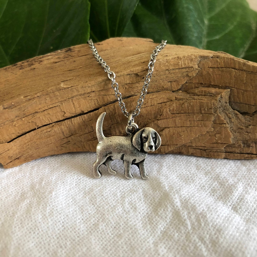Beagle Dog Necklace - Dog Breed Jewelry - Gift for Dog Lover - Over 50 ...