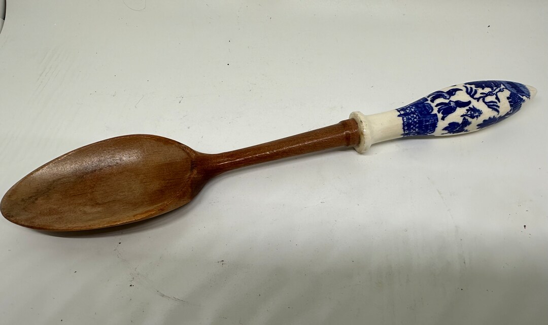 Blue Willow Spoon - Etsy