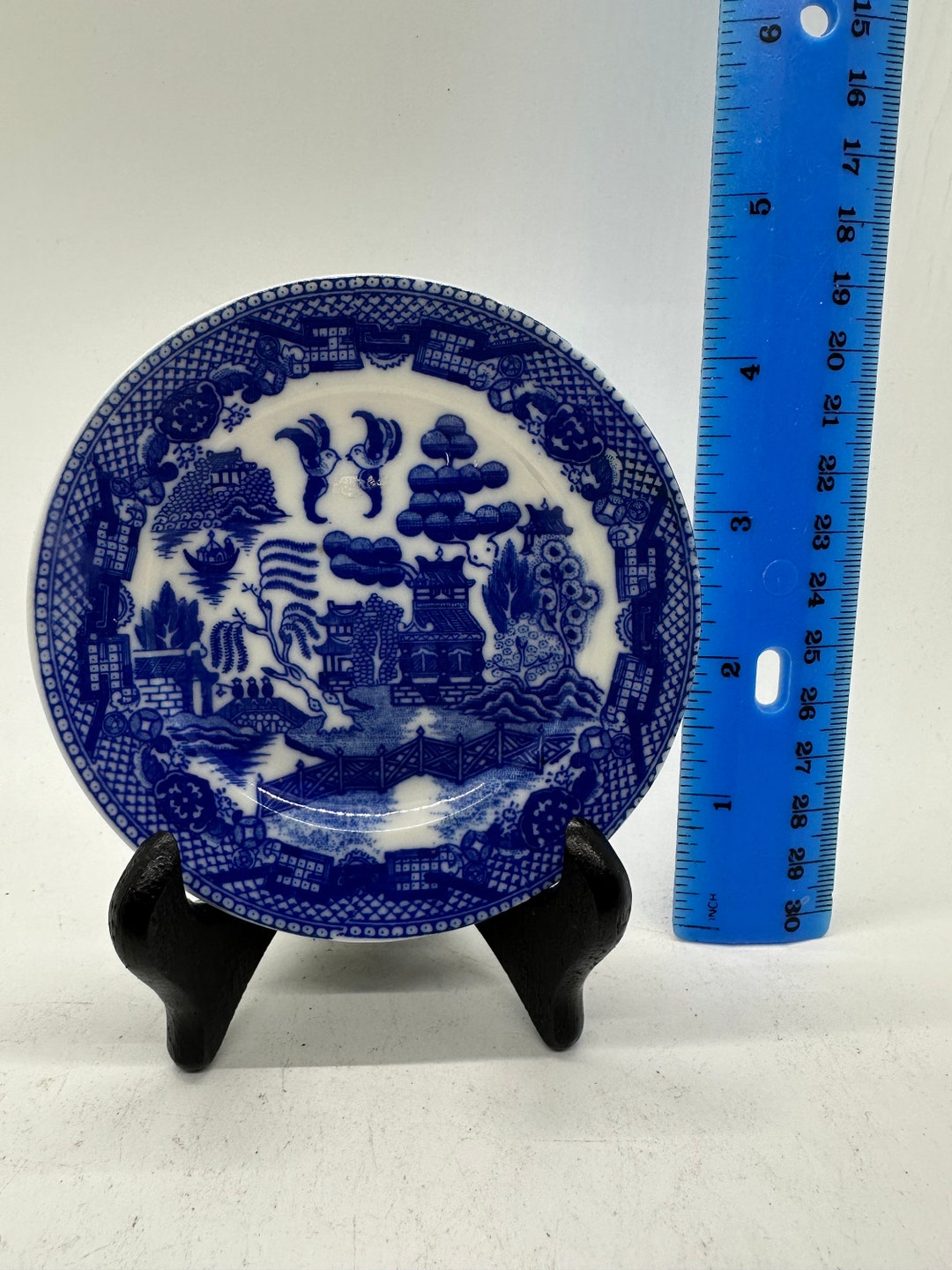 Blue Willow Butter Pat - Etsy