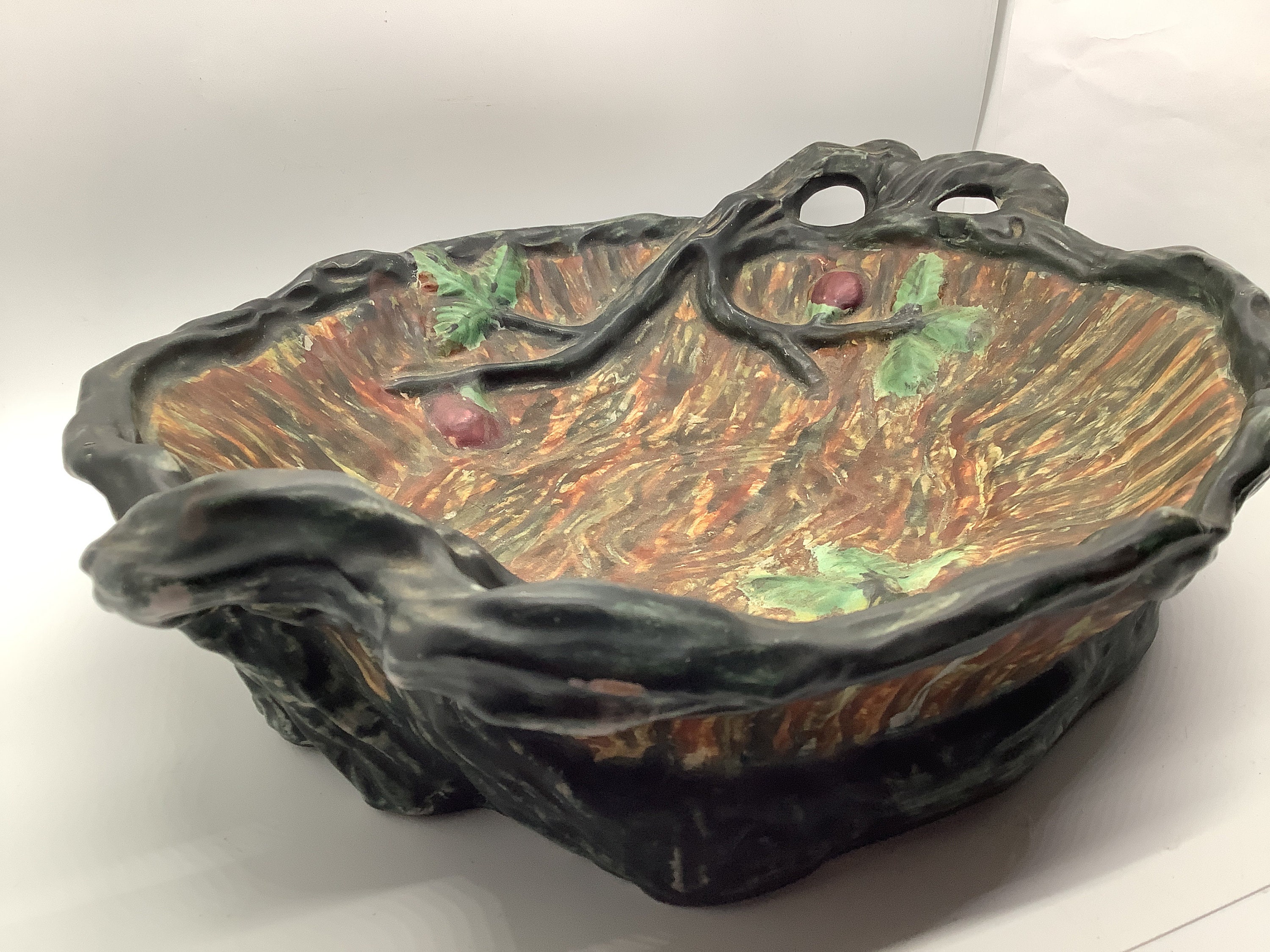 Weller Pottery Warwick Hand Painted Arts and Crafts Bowl - Etsy