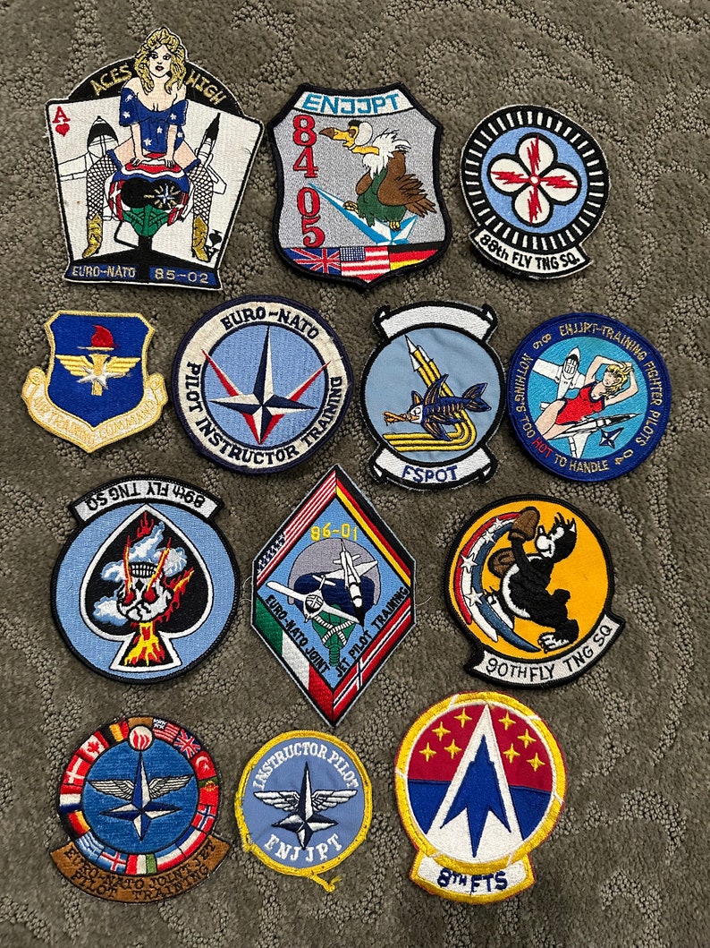 Military Aviation Flight Patches-lot of 13 - Etsy