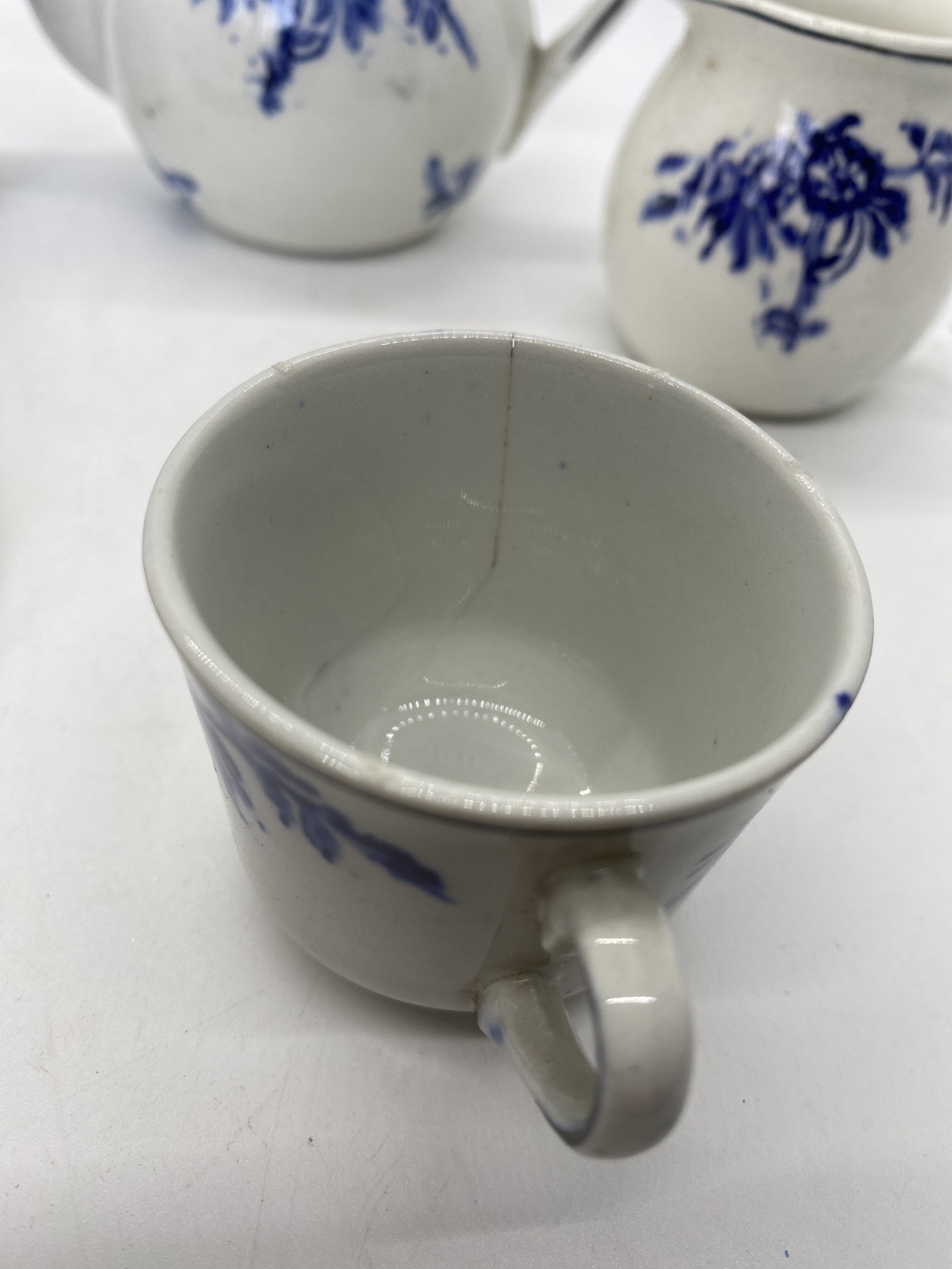 9 Piece Flow Blue Childs Tea Set - Etsy