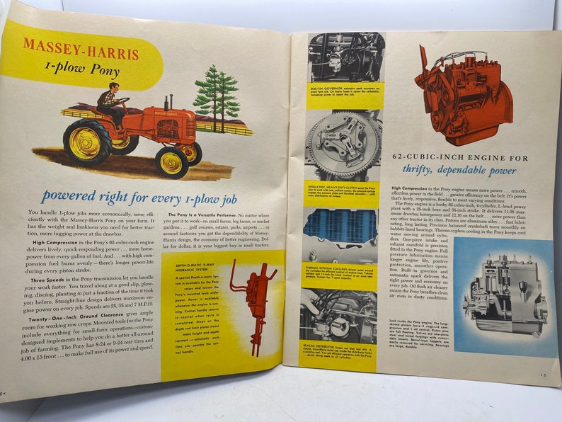 Massey Harris Tractor Farm Booklet - Etsy
