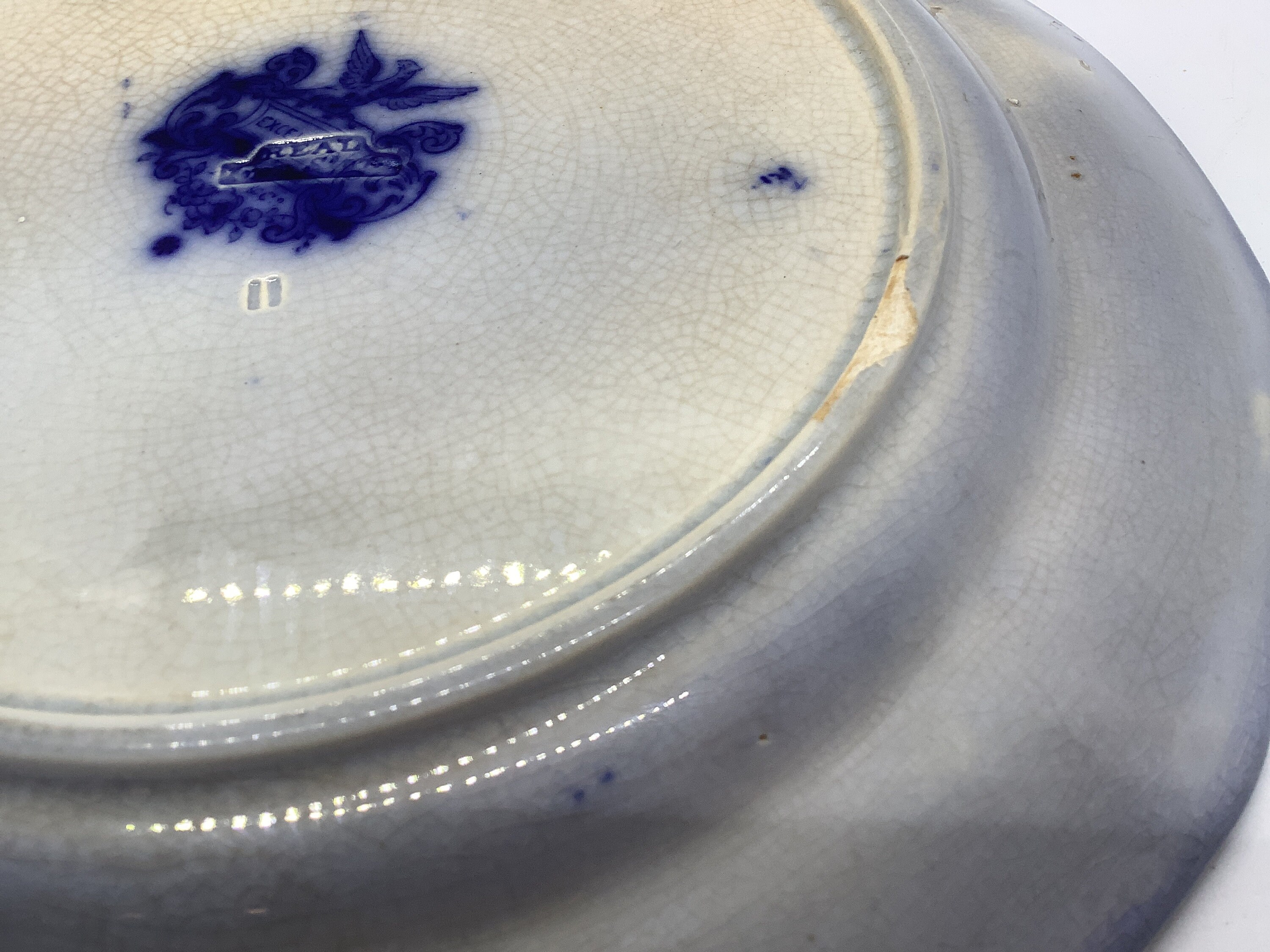 Flow Blue Excelsior Pattern Plate. - Etsy