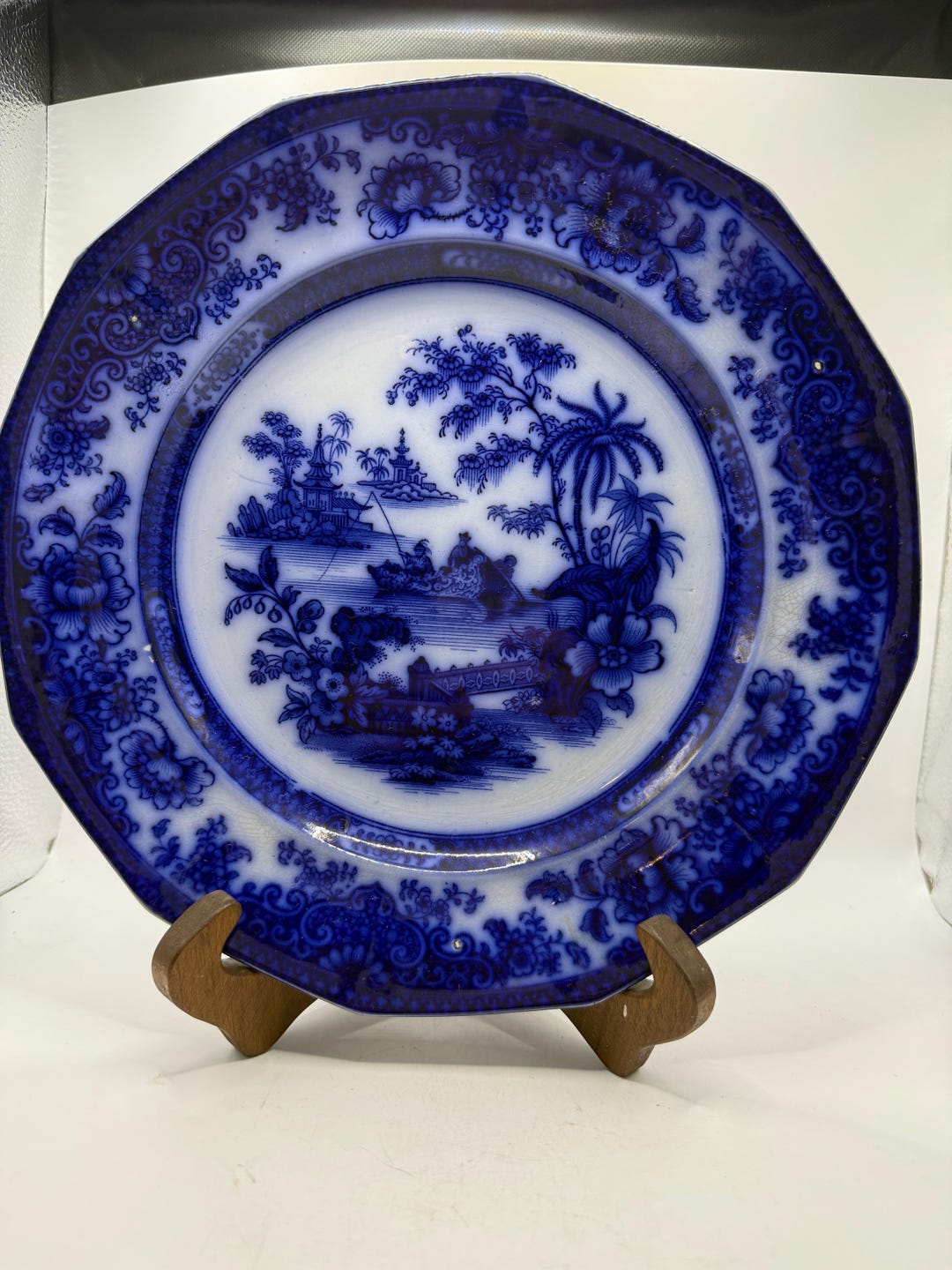 Tonquin Flow Blue Dinner Plate - Etsy