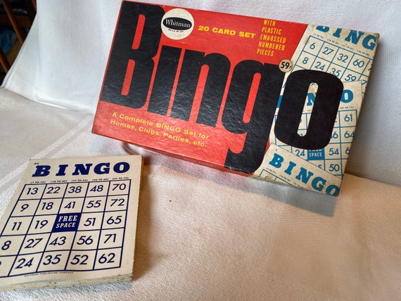 1940s Whitmans Bingo Game | Etsy