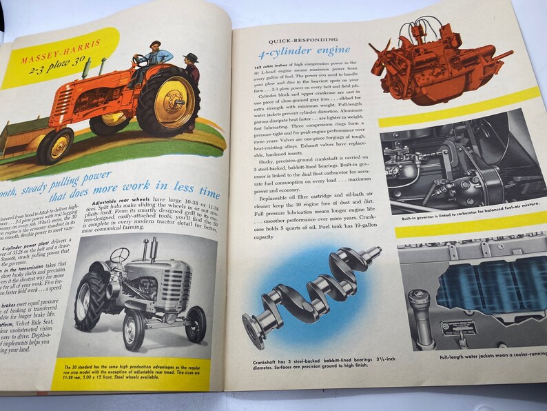 Massey Harris Tractor Farm Booklet - Etsy