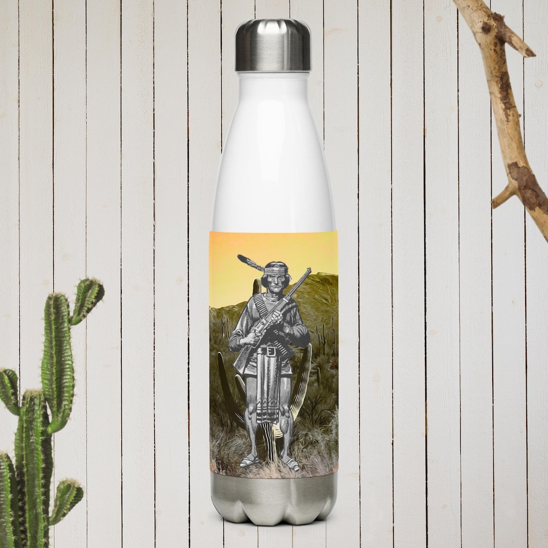 Native American Style Stainless Steel Water Bottle - Etsy