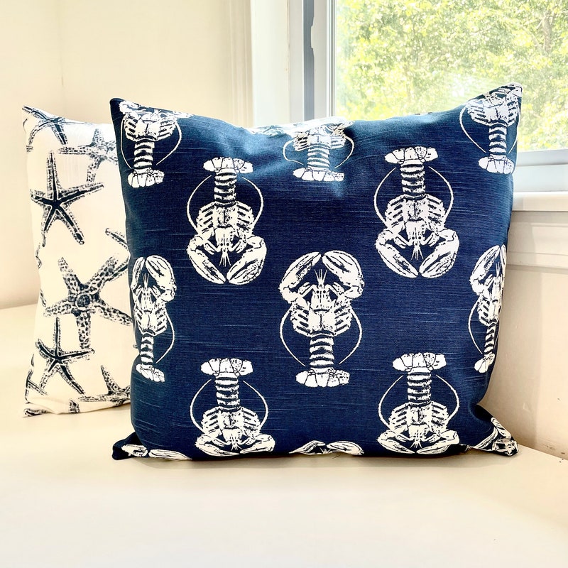 Blue Pattern Pillow Cover - Etsy