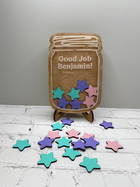 Kids Good Job Mason Jar/ Kids Reward Jar | Etsy