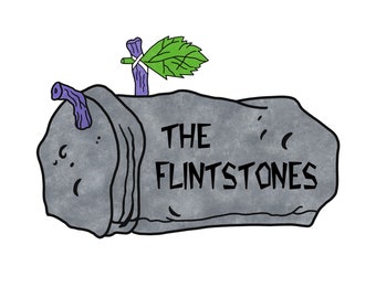 Digital Flintstones Rock Sign | Etsy Canada