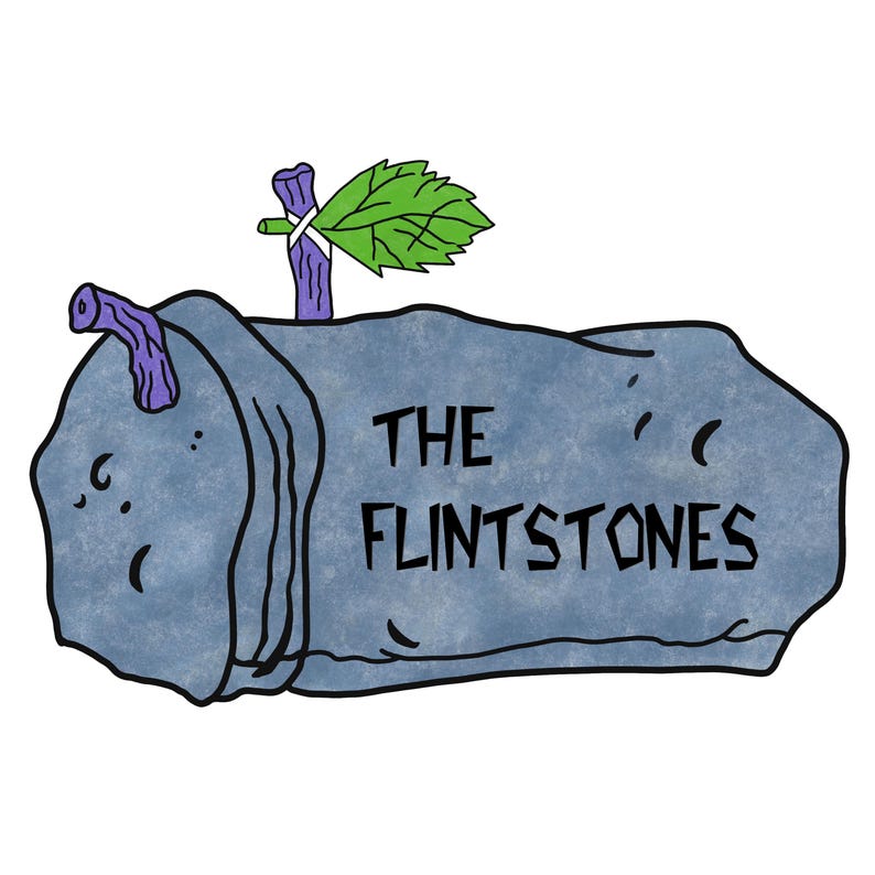 Flintstones Mailbox Sign | Digital Download | Printable Party Sign - Etsy