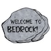 Flintstones Rock Sign | Digital Download | Printable Party Sign - Etsy