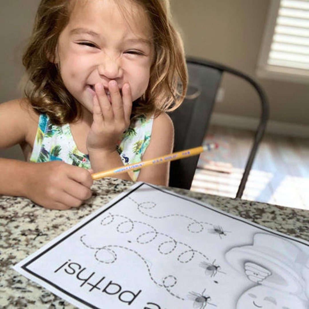 Pre-k Tracing & Cutting Worksheets (poop Themed!) - Etsy