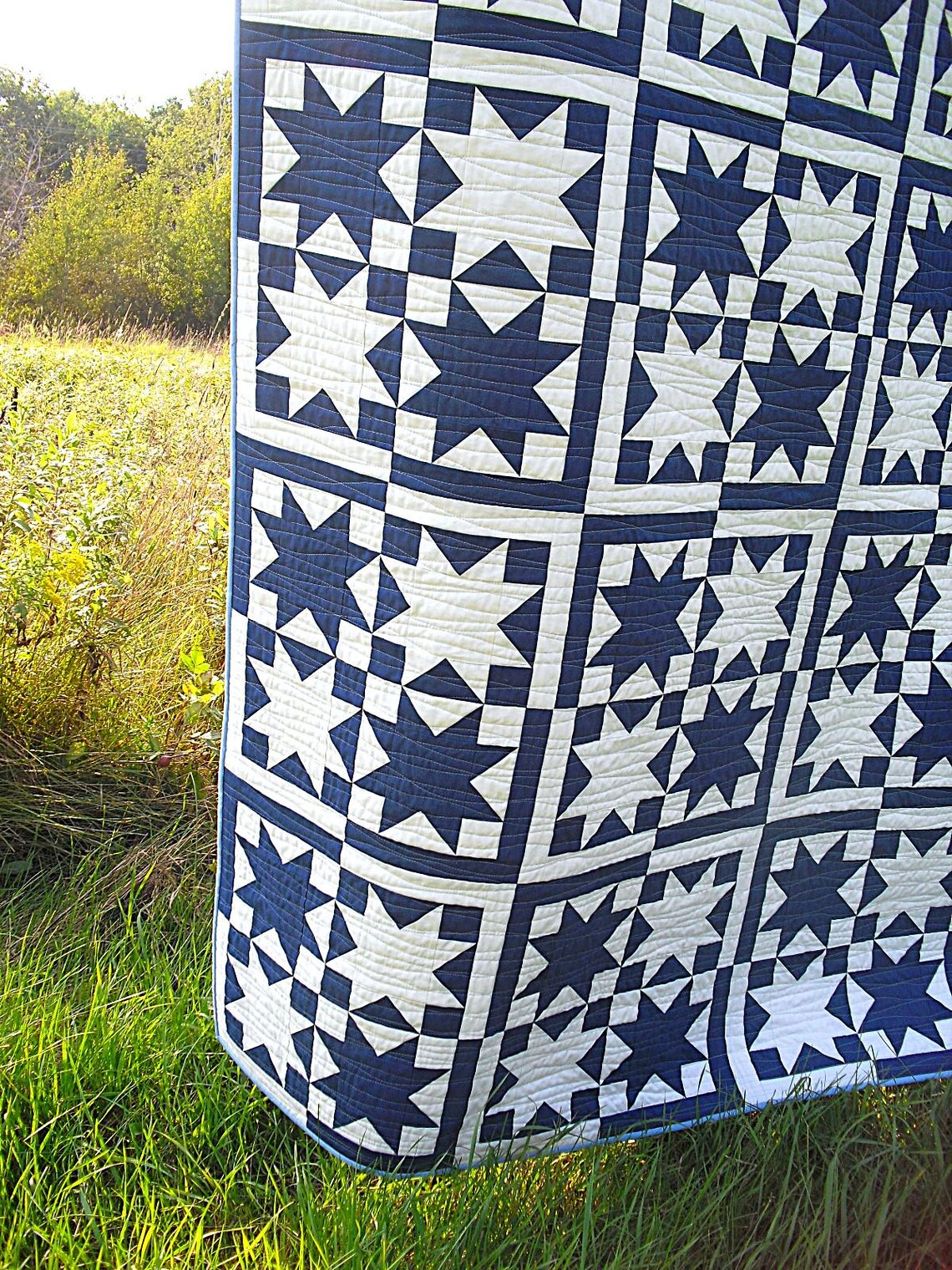 Prairie Stars Quilt Pattern - Downloadable Pdf Pattern in 2 Sizes and ...
