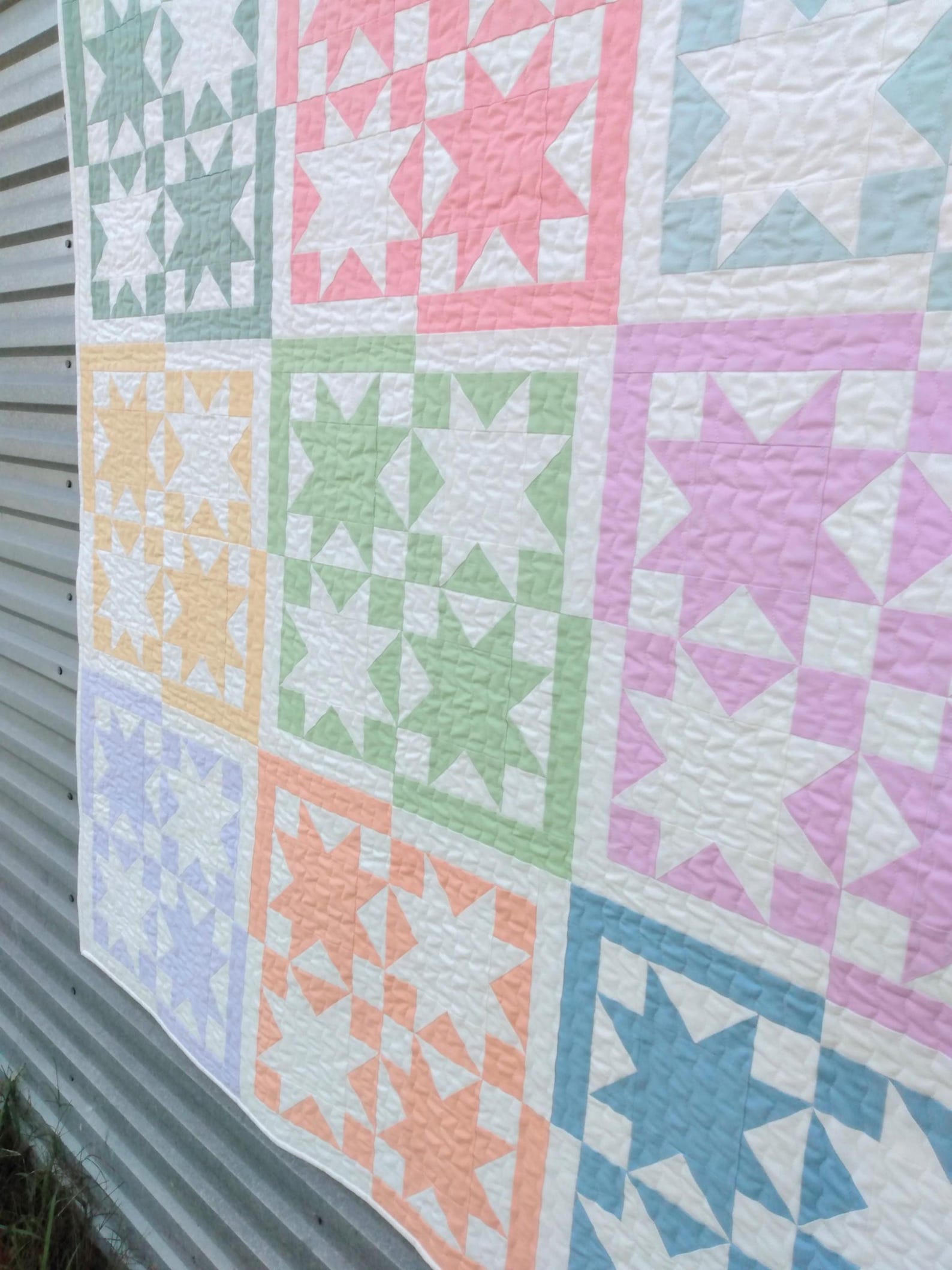Prairie Stars Quilt Pattern - Downloadable Pdf Pattern in 2 Sizes and ...